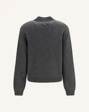 Jacquemus La Maille Cashmere Creweck Sweater - Grey