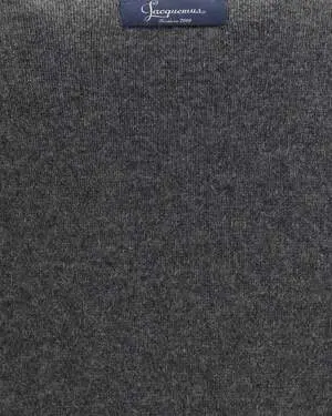 Jacquemus La Maille Cashmere Creweck Sweater - Grey