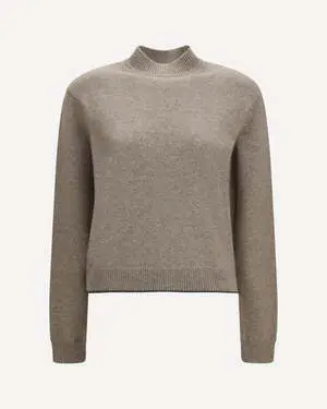 Jacquemus La Maille Cashmere Creweck Sweater - Beige
