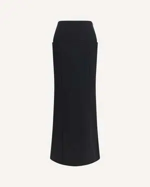 Alaïa Wool Column Skirt