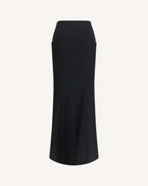 Alaïa Wool Column Skirt