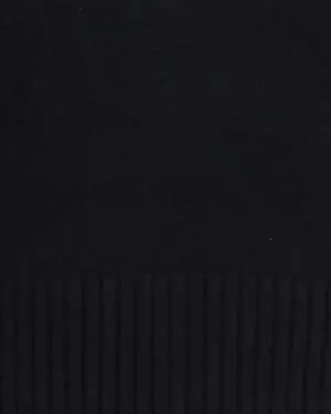 Alaïa Cropped Cashmere Turtleneck Sweater - Black