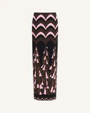 Emilio Pucci Fitted Long Skirt - Multicolour