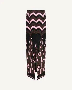 Emilio Pucci Fitted Long Skirt - Multicolour