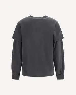 GANNI Future Heavy Jersey Long-sleeve T-shirt