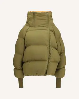 GANNI Future Puffer Jacket - Green