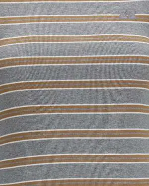 GANNI Double-sleeve Striped Cotton T-shirt Feale