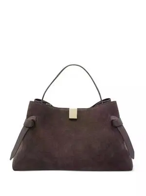 Yuzefi Gyoza Suede Tote Bag - Brown