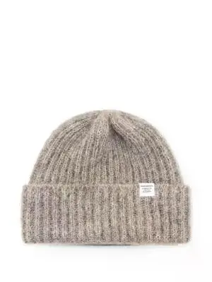 Norse Projects Ribbed-knit Beanie Hat - Brown