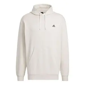 Adidas Logo Sports Hooded Sweatshirt - Beige