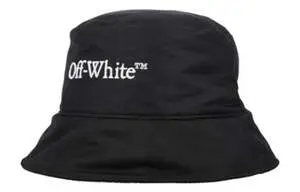 Off-White Bookish Embroidered-logo Bucket Hat