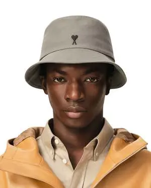 AMI Paris Ss26 Cotton De Coeur Bucket Hat