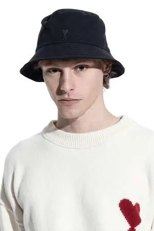 AMI Paris Ss26 De Coeur Bucket Hat
