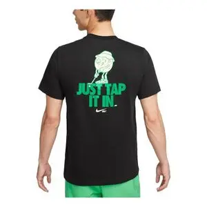 Nike Just Do It Golf Graphic T-shirt 'black - Black/multi-color