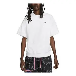 Nike Nike Solo Swoosh Short-sleeve French Terry Top 'white' White
