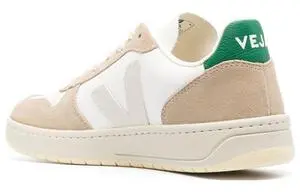 VEJA V-10 Chromfree Low-top Sneakers 'white Beige Green