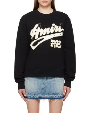Amiri Logo Round Neck Sweater