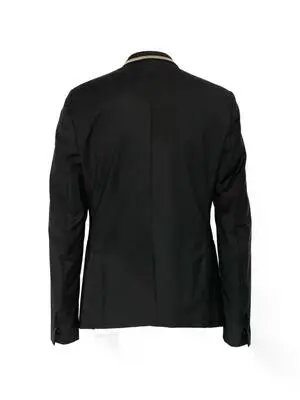 Roberto Cavalli Contrast-trim Shawl-lapel Jacket