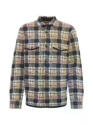 Guest In Residence Check-pattern Cashmere Shirt - Neutrals