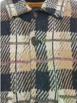 Guest In Residence Check-pattern Cashmere Shirt - Neutrals