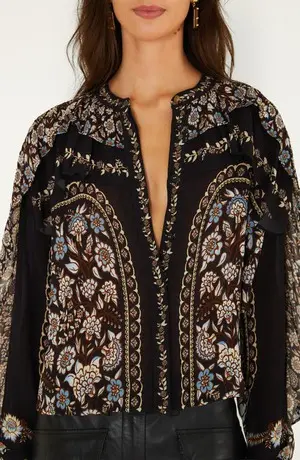 Farm Rio Daniela Long Sleeve Shirt