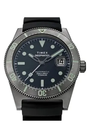 Timex® Deepwater Reef Automatic Synthetic Strap Watch