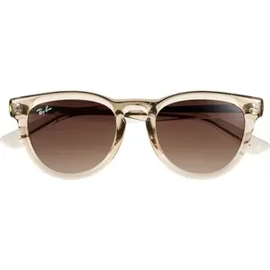 Ray-ban Rb2237 51mm Round Gradient Sunglasses - Light Brown