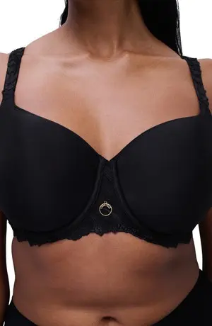 Chantelle Majestic Underwire Spacer T-shirt Bra - Black