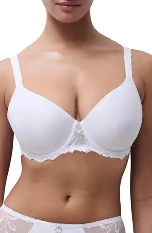 Chantelle Majestic Underwire Spacer T-shirt Bra - White