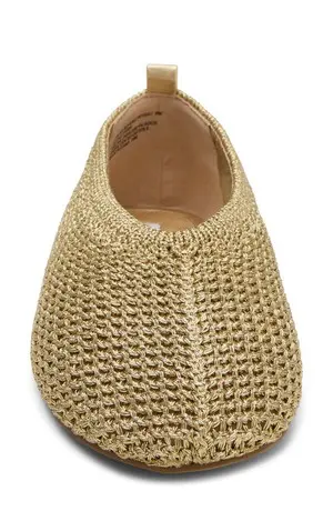 Steve Madden Cyntra Woven Raffia Flat