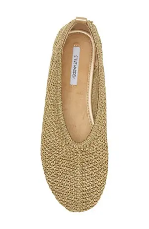 Steve Madden Cyntra Woven Raffia Flat