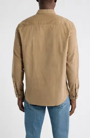 Johnston & Murphy Sherwood Corduroy Button-down Shirt