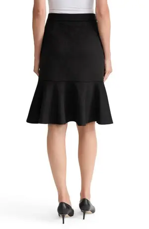 KASPER Flared Hem Skirt