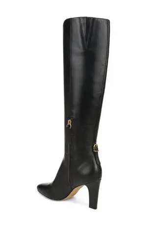 Franco Sarto Janiya Leather Knee High Boot - Black