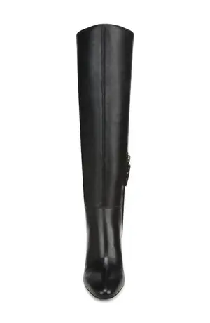 Franco Sarto Janiya Leather Knee High Boot - Black
