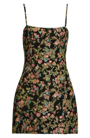 Saylor Sydney Floral Print Sleeveless Minidress