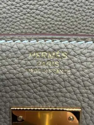 Hermès Birkin Etoupe Togo Gold Hardware - Grey