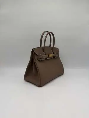 Hermès Birkin Etoupe Togo Gold Hardware - Grey