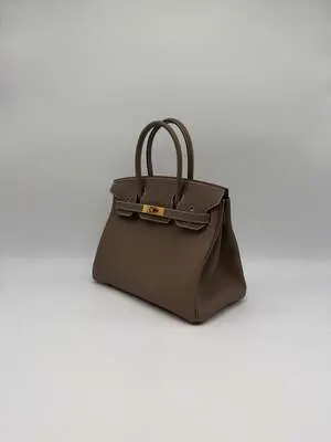 Hermès Birkin Etoupe Togo Gold Hardware - Grey