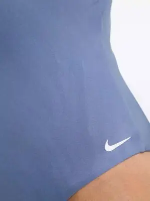 Nike Logo-print Cut-out Swimsuit