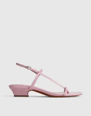 Madewell The Maycie Asymmetric T-strap Sandal - Desert Camel