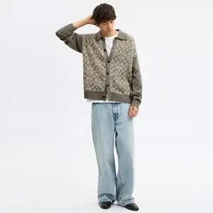 COACH OUTLET Signature Cardigan - Grey