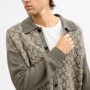 COACH OUTLET Signature Cardigan - Grey
