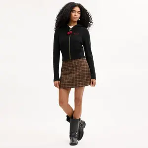 COACH OUTLET Cherry Charm Knit Hoodie