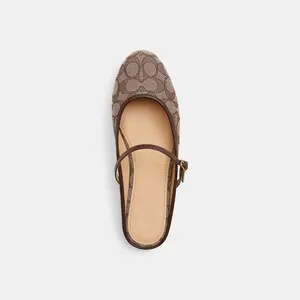 COACH OUTLET Ballet Mule In Signature Jacquard