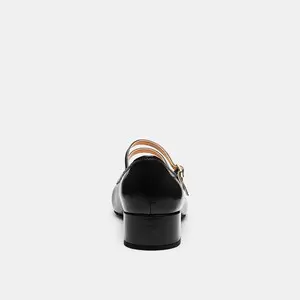 COACH OUTLET Double Buckle Block Heel Mary Jane