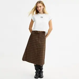 COACH Cap Sleeve Box Crewneck T-shirt - Ivory