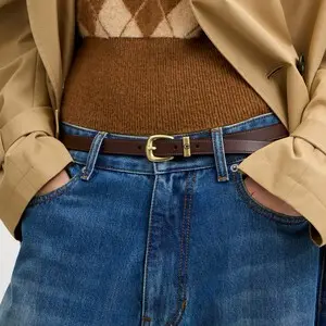 COACH C Harness Buckle Belt, 18mm