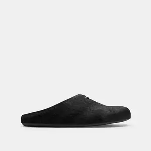 COACH Sculpted C Soft Mule Shoes - Black