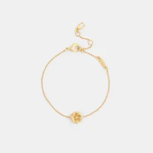 COACH Tea Rose Solitaire Linear Bracelet
